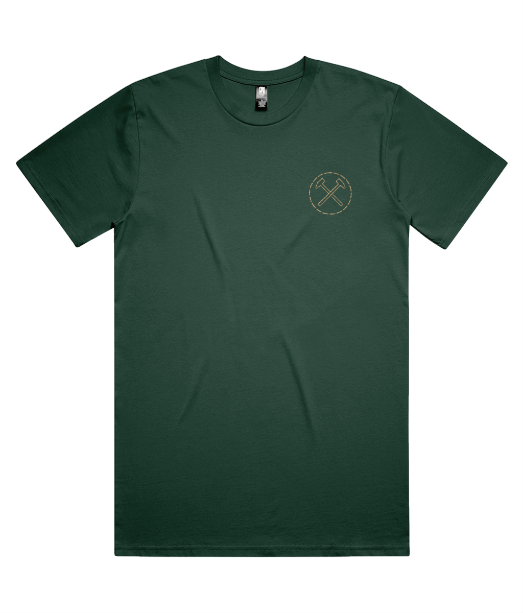 Iron Threads Collection T-Shirt – Emerald Green